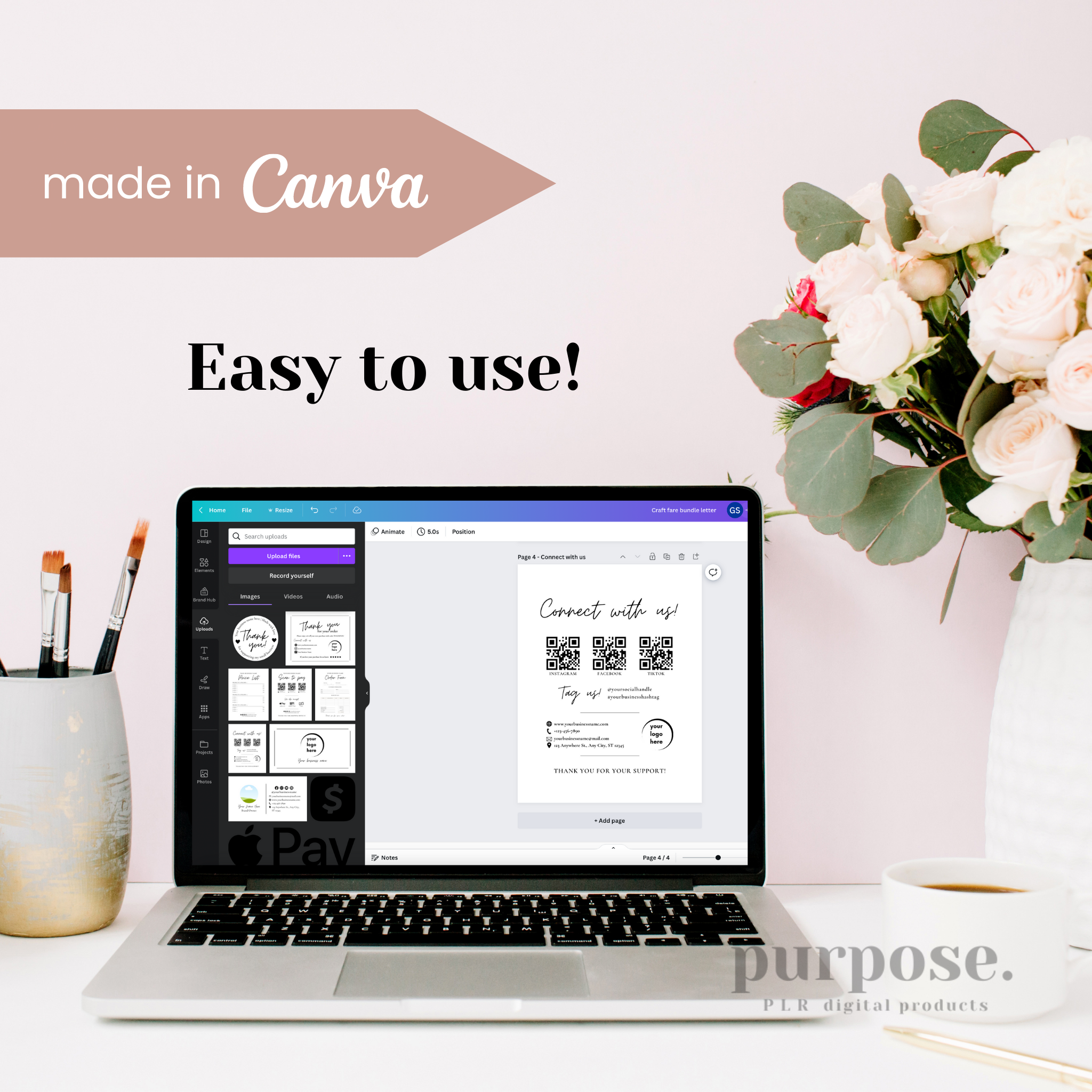 Craft Show Bundle / Small Business Template – purposeplr