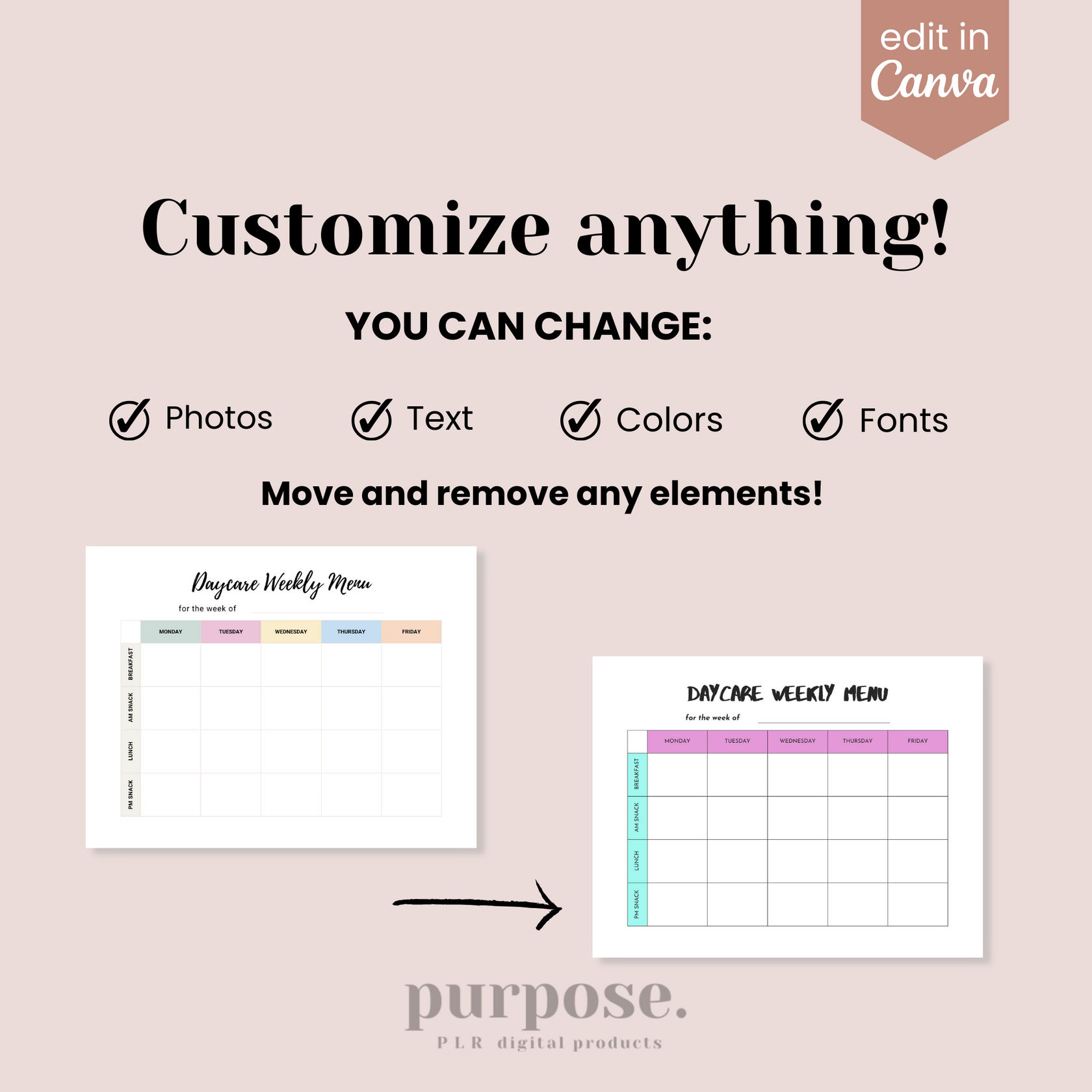 Daycare Bundle Template – purposeplr