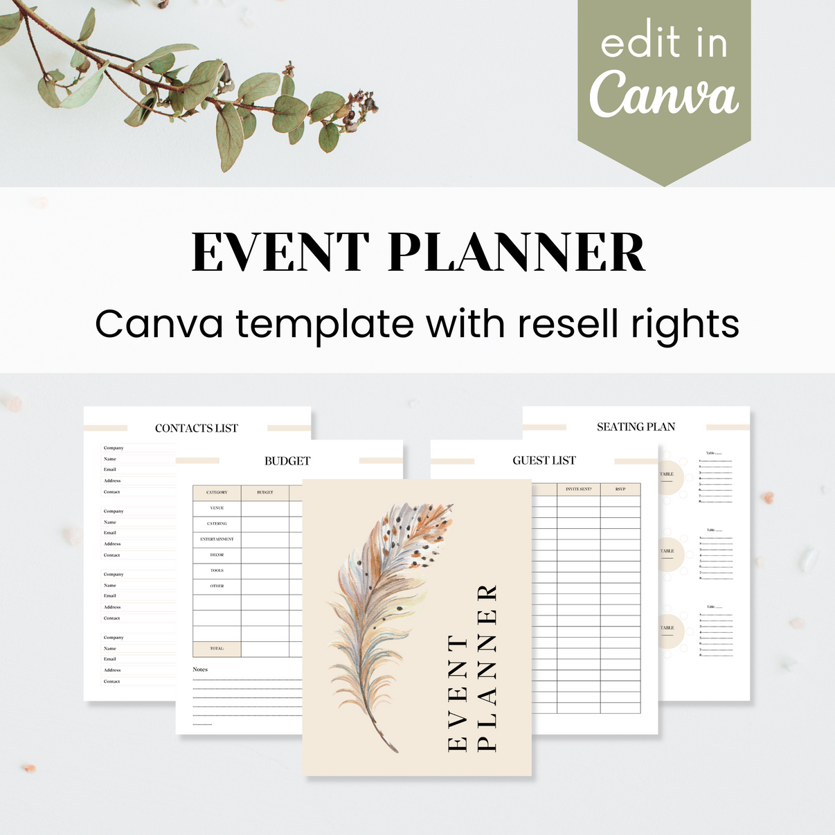 Event Planner Template – purposeplr